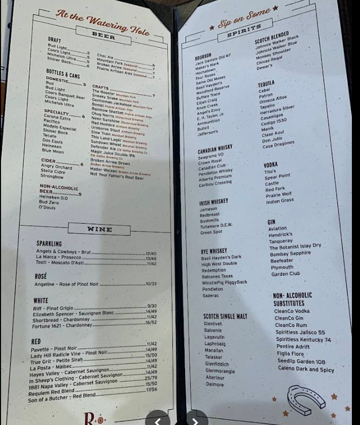 Reba's Place Restaurant Menu | Southern Comfort Food & Live Music in ...